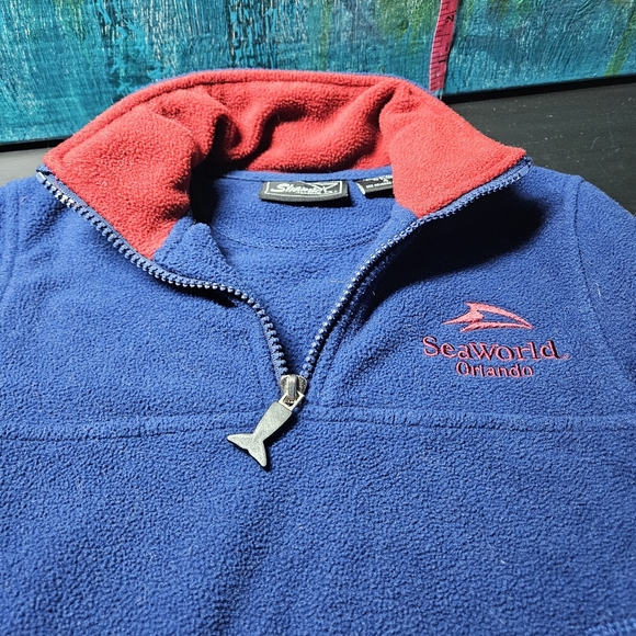 Seaworld | Jackets & Coats | Seaworld Kids Fleece Jacket Shamu The ...